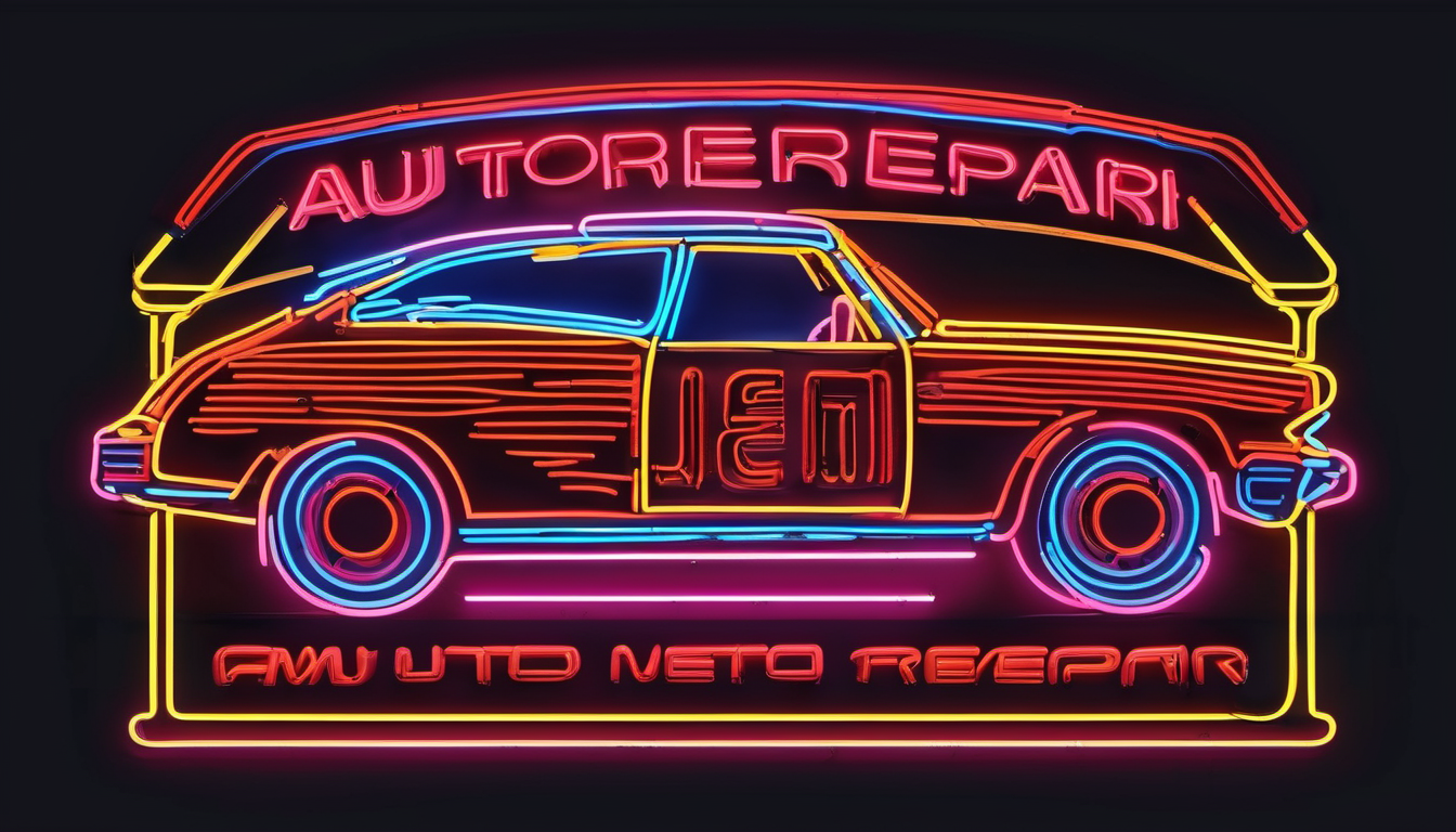 7 Unique Benefits of Investing in an Auto Repair Neon Sign – Best Buy ...