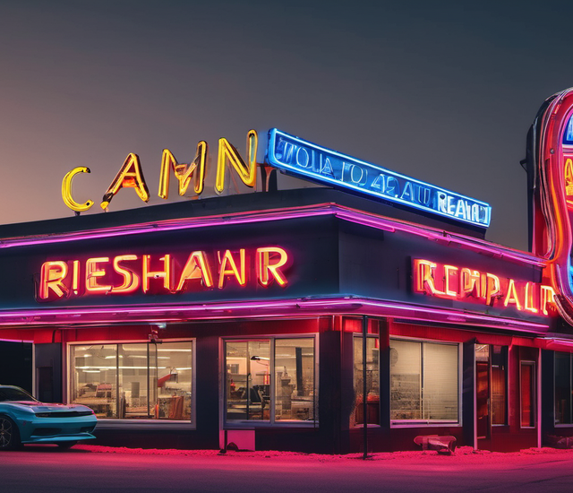 Need a Bright Idea? Neon Auto Repair Sign Ideas for Your Shop – Best ...