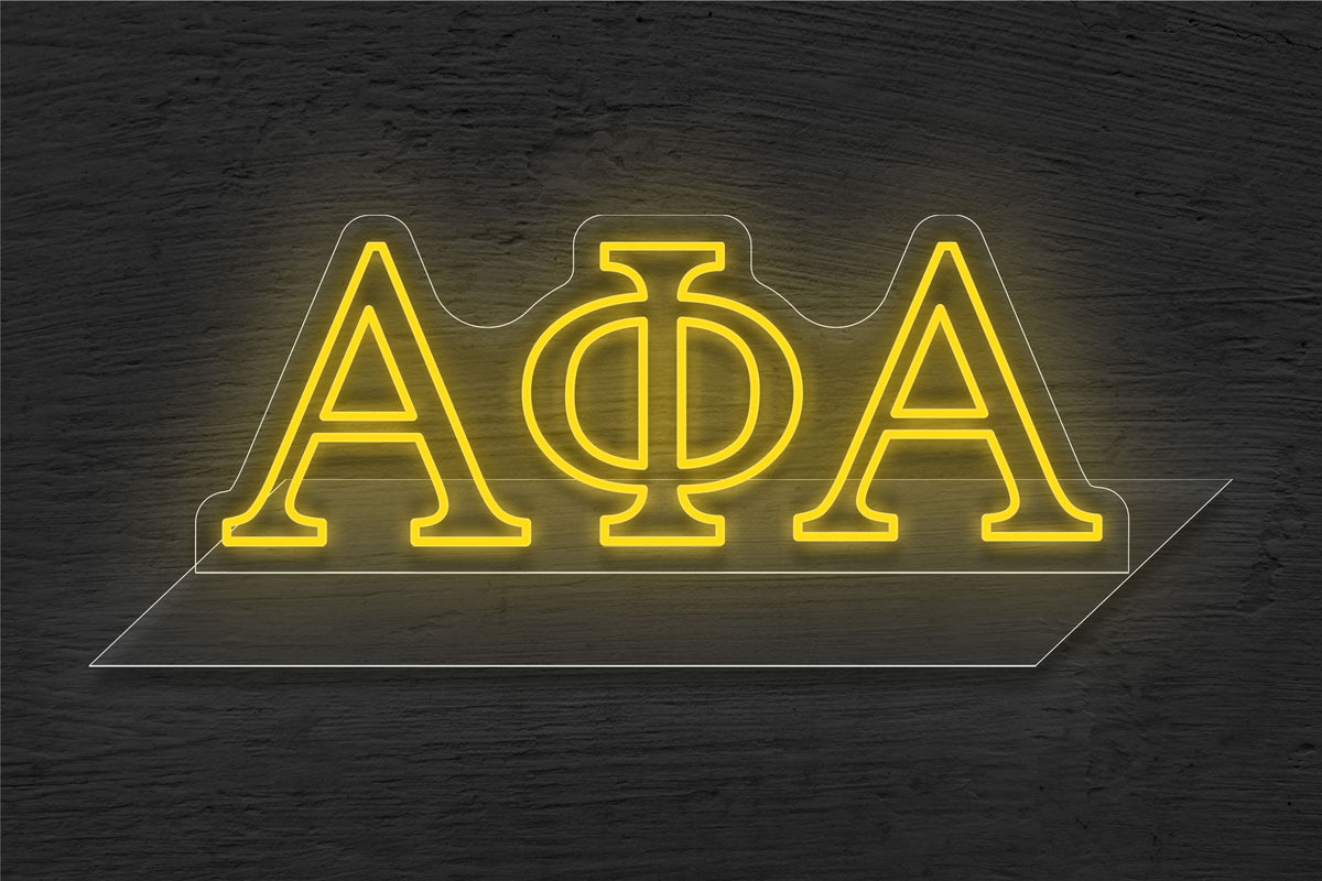 Alpha Phi Alpha LED Neon Sign - Best Buy Neon Signs