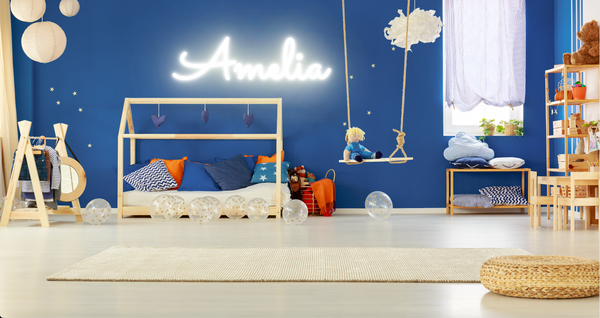 Buy "Amelia" Baby Name LED Neon Sign | Baby Girl Names Neon Signs from ...