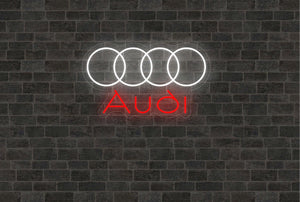 Buy Audi Logo LED Neon Sign | Auto Repair Neon Signs from Best Buy Neon ...