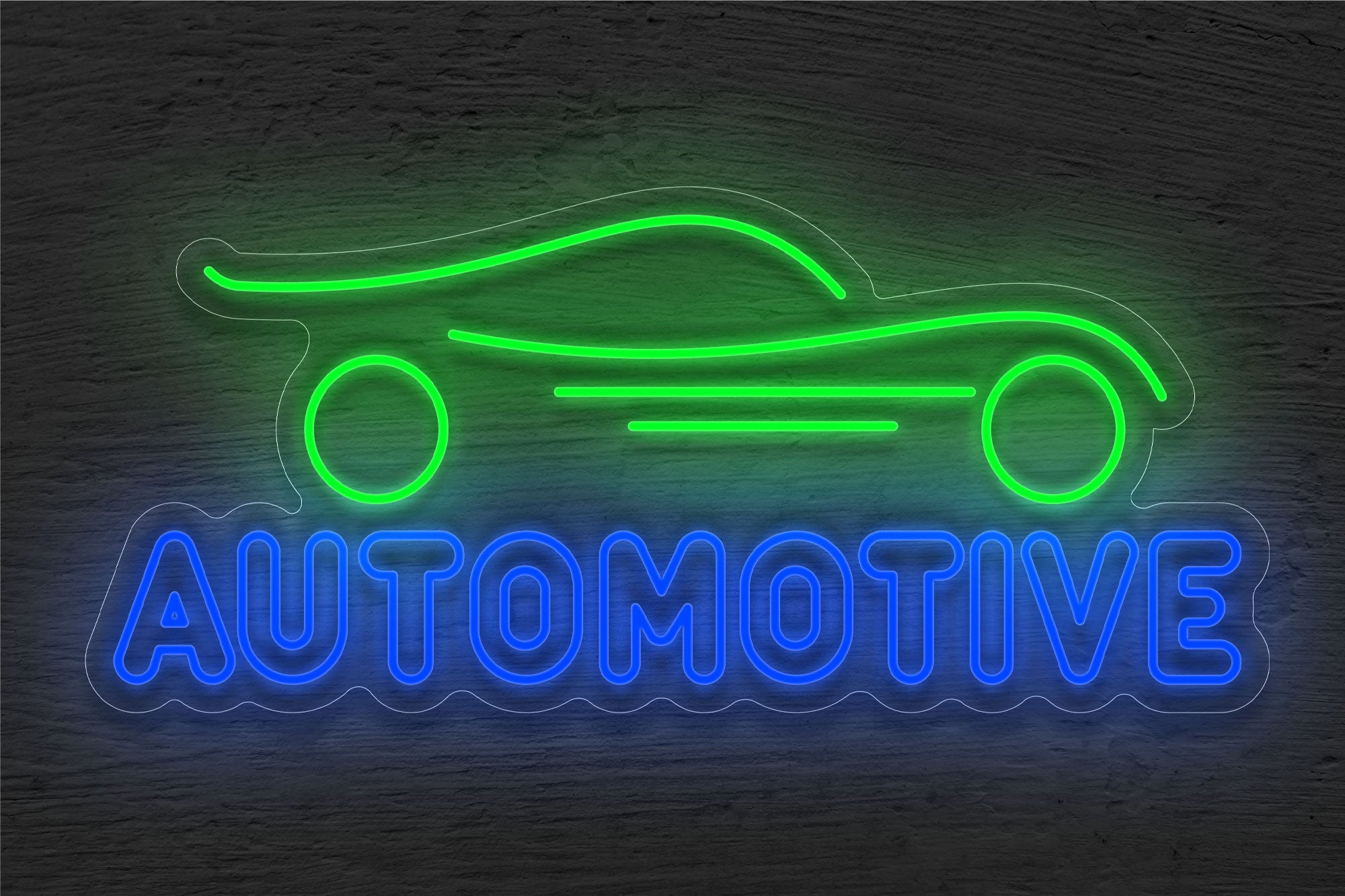 Buy Logo and "Automotive" LED Neon Sign | Auto Repair Neon Signs from ...