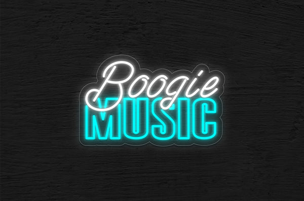 Boogie Music LED Neon Sign | Music Neon Signs | Best Buy Neon Signs