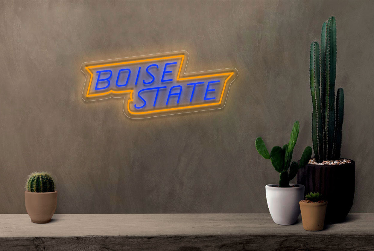 Boise State LED Neon Sign | Sports Neon Signs | Best Buy Neon Signs