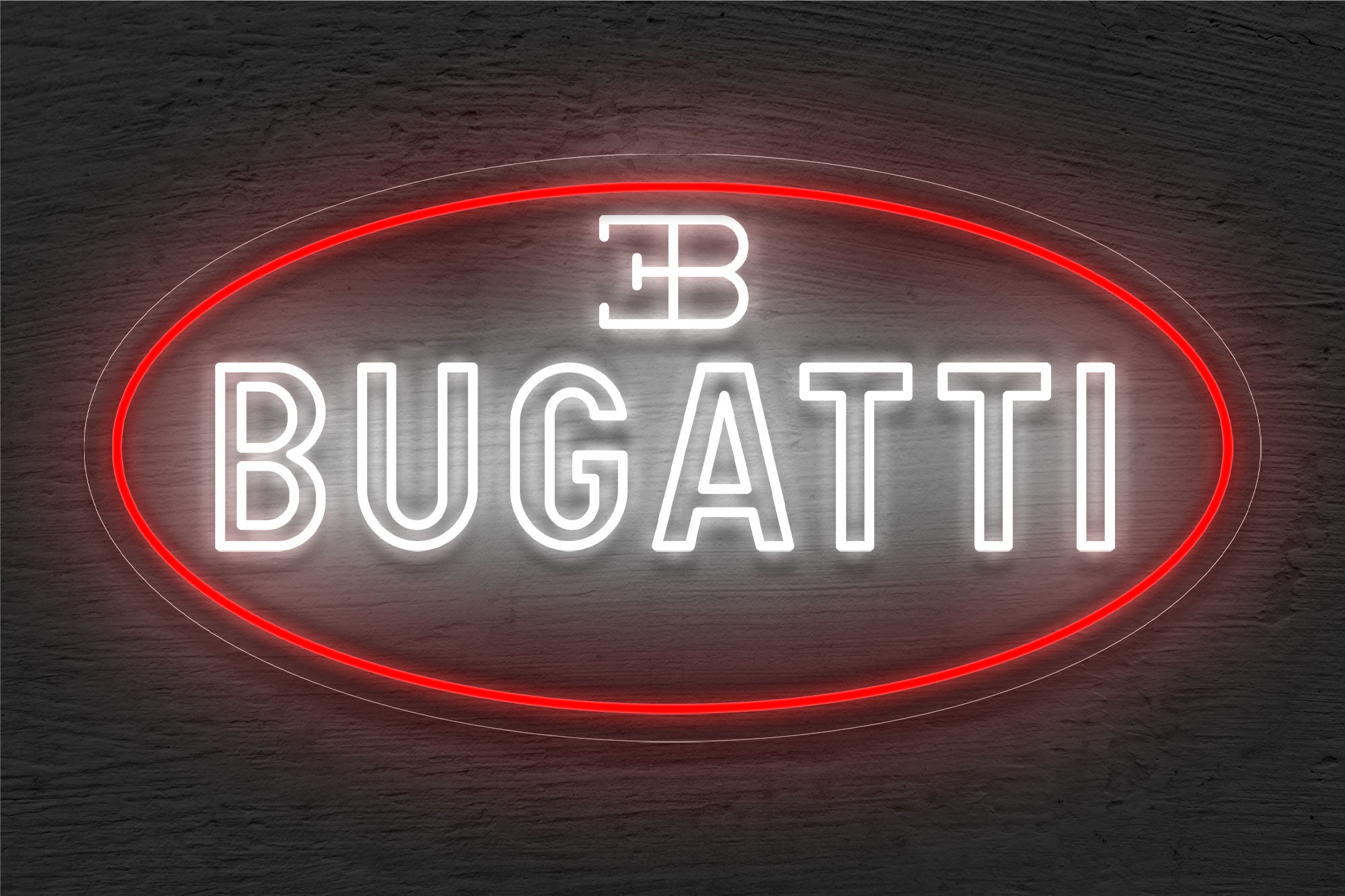 Bugatti Logo LED Neon Sign | Auto Repair Neon Signs | Best Buy Neon Signs