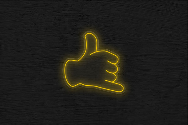 Call me Hand Emoji LED Neon Sign | Emoji Neon Signs | Best Buy Neon Signs