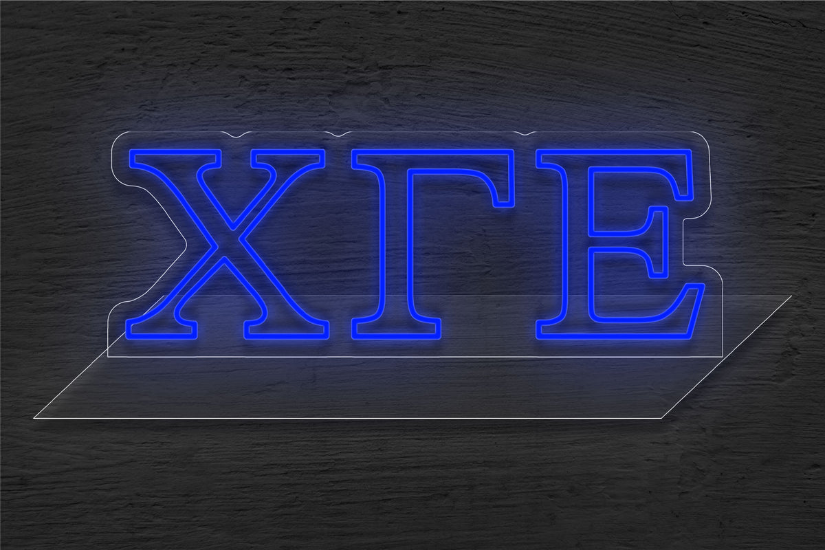 Chi Gamma Epsilon LED Neon Sign | Best Buy Neon Signs