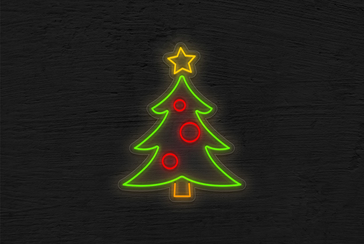 Christmas Tree with a Trunk LED Neon Sign | Holiday Neon Signs | Best ...