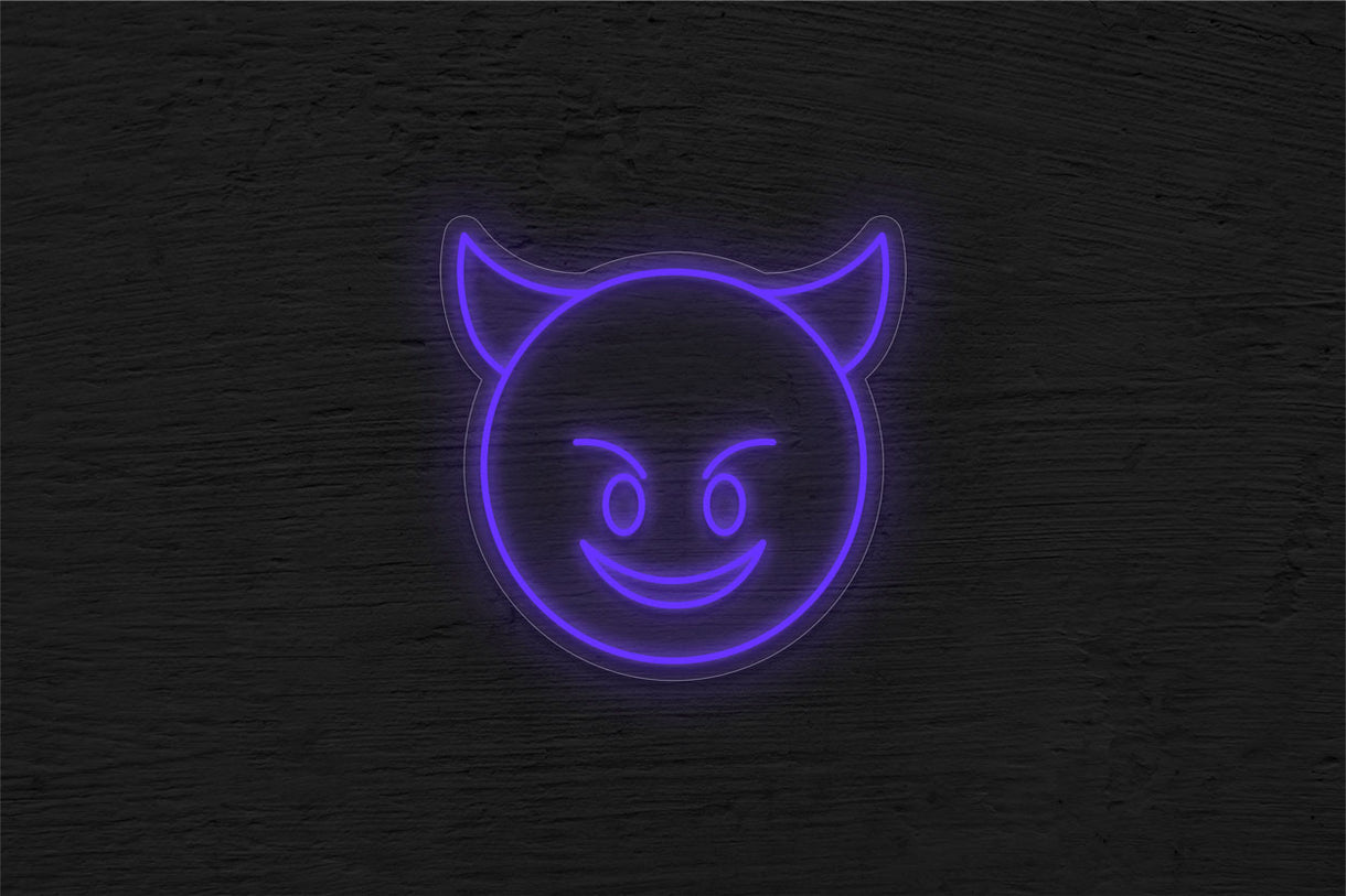 Buy Devil Face Emoji LED Neon Sign | Best Selling Neon Signs from Best ...