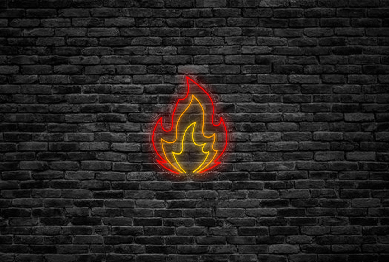 Fire Emoji LED Neon Sign | Emoji Neon Signs | Best Buy Neon Signs