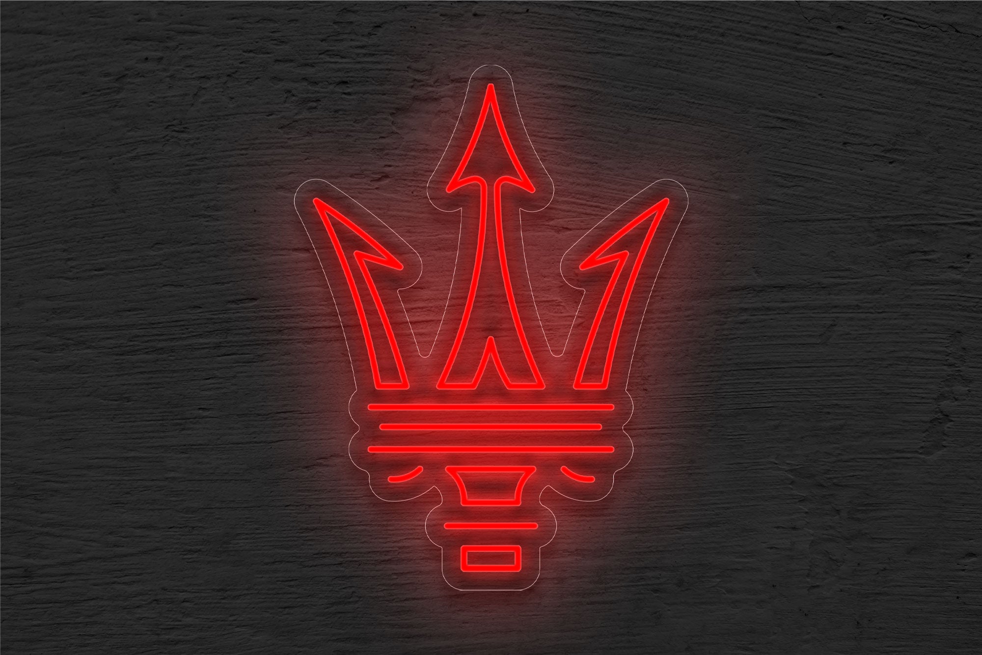 Maserati Logo LED Neon Sign | Auto Repair Neon Signs | Best Buy Neon Signs