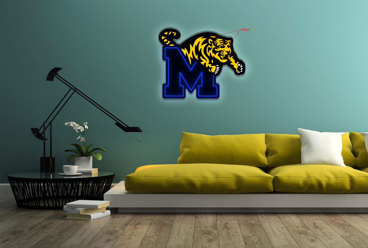 Memphis Tigers basketball LED Neon Sign | Sports Neon Signs | Best Buy ...