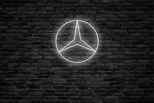 Mercedes Benz Logo LED Neon Sign | Auto Repair Neon Signs | Best Buy ...