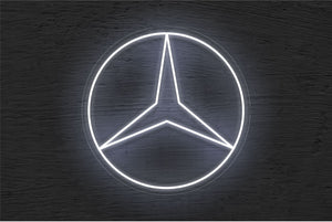 Mercedes Benz Logo LED Neon Sign | Auto Repair Neon Signs | Best Buy ...
