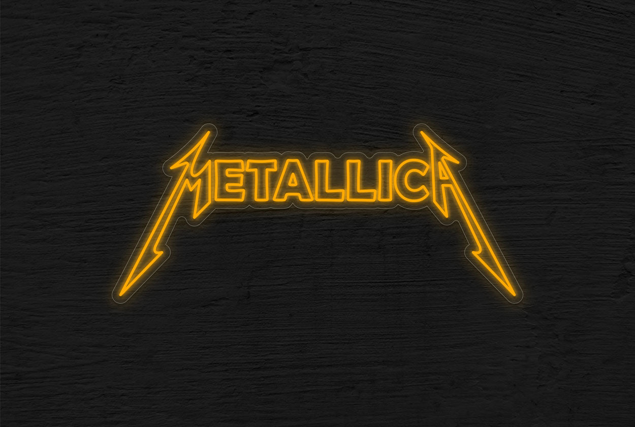 Metallica Logo LED Neon Sign | Music Neon Signs | Best Buy Neon Signs