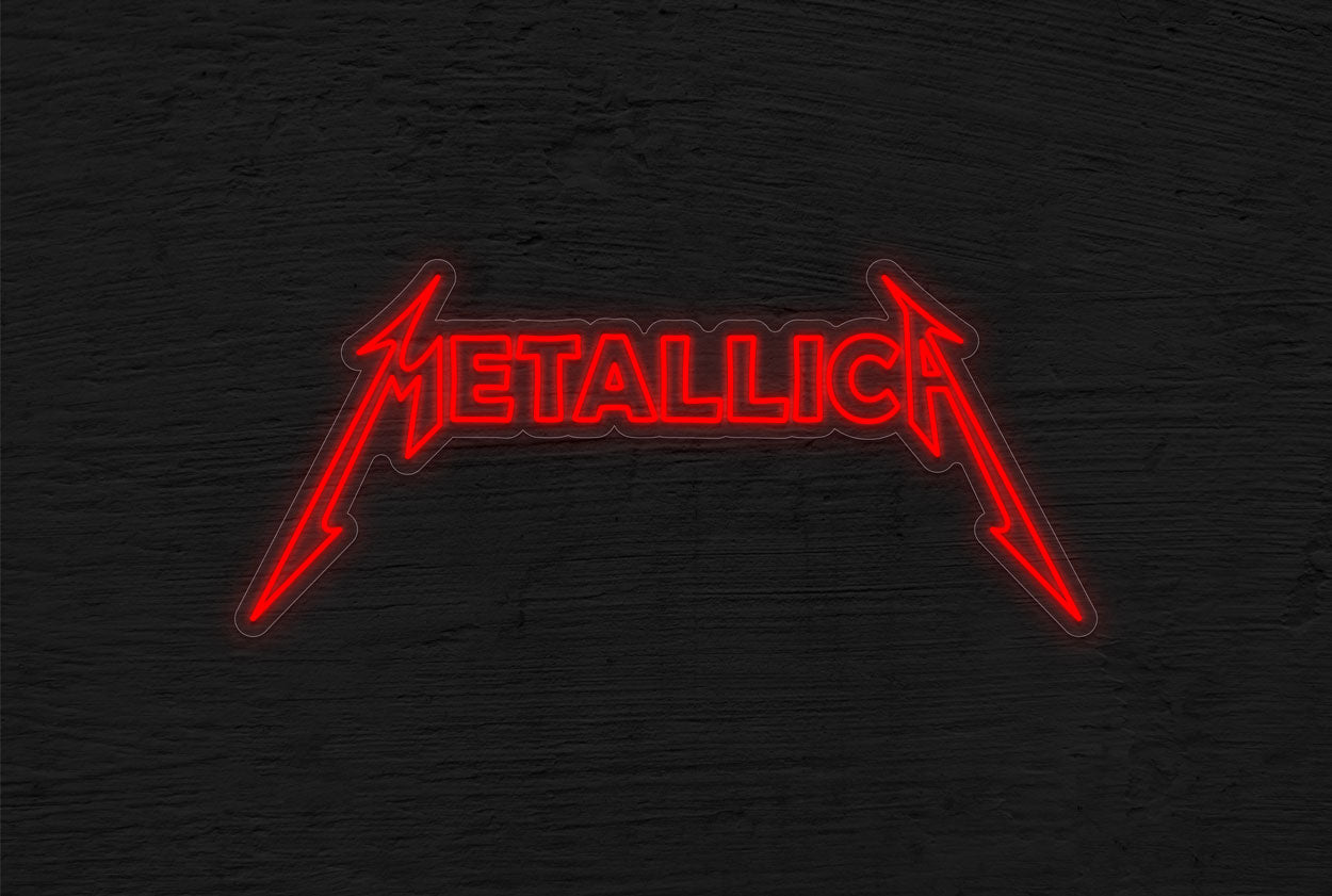 Metallica Logo LED Neon Sign | Music Neon Signs | Best Buy Neon Signs