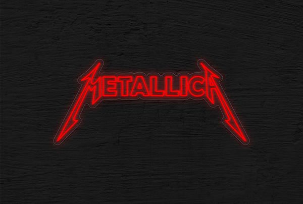 Metallica Logo LED Neon Sign | Music Neon Signs | Best Buy Neon Signs