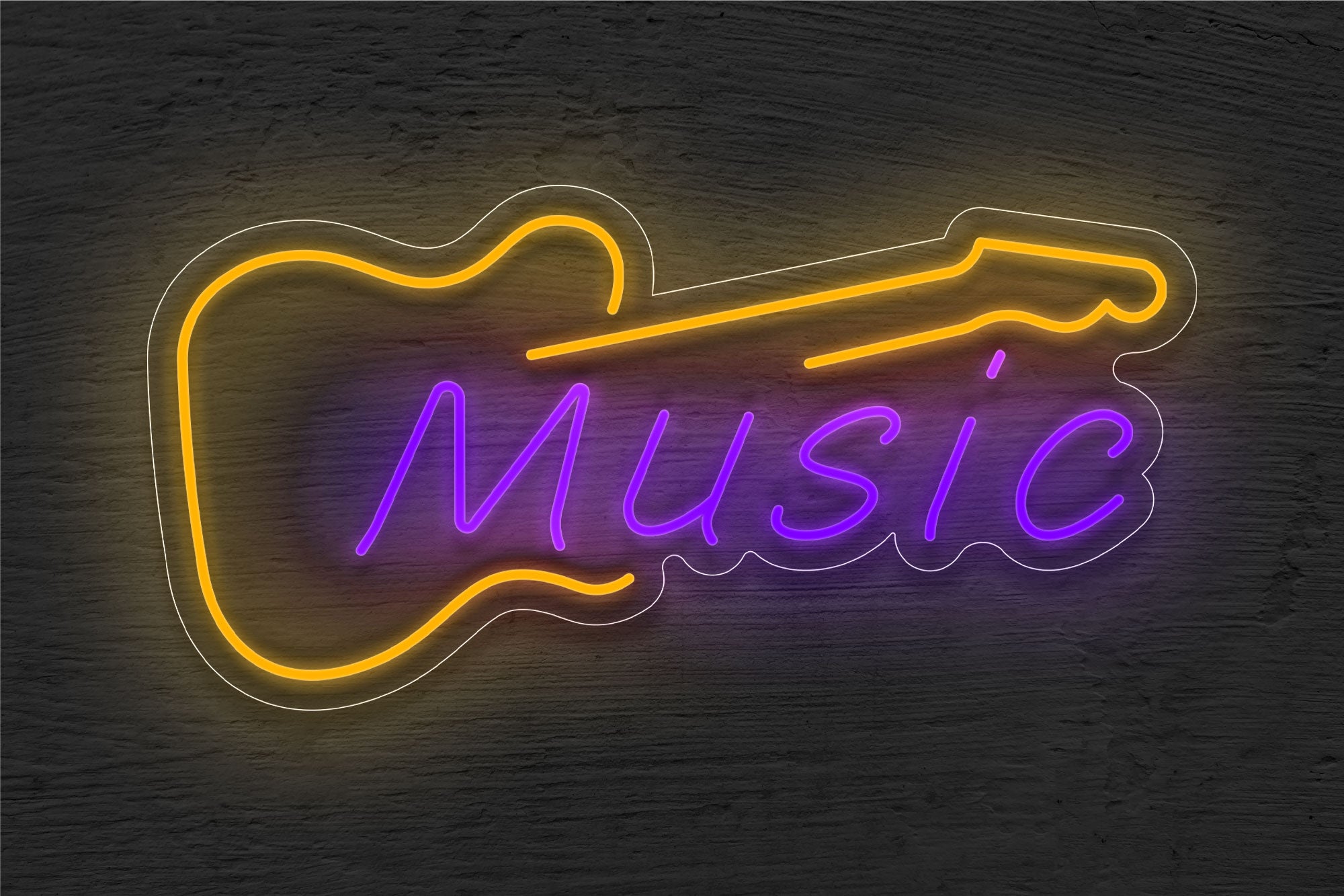 Guitar and Music LED Neon Sign | Music Neon Signs | Best Buy Neon Signs