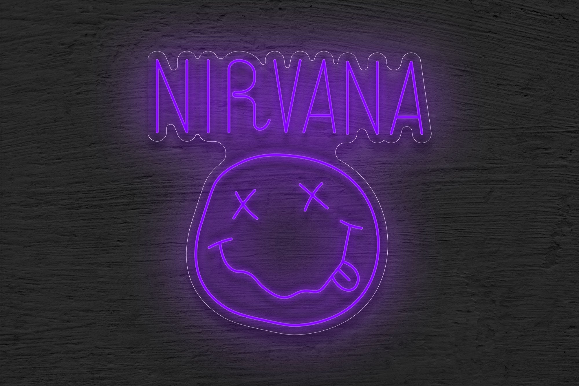 Nirvana and Logo LED Neon Sign | Music Neon Signs | Best Buy Neon Signs