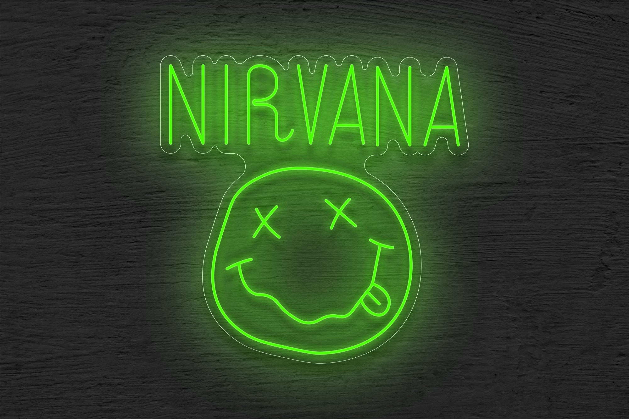 Nirvana and Logo LED Neon Sign | Music Neon Signs | Best Buy Neon Signs