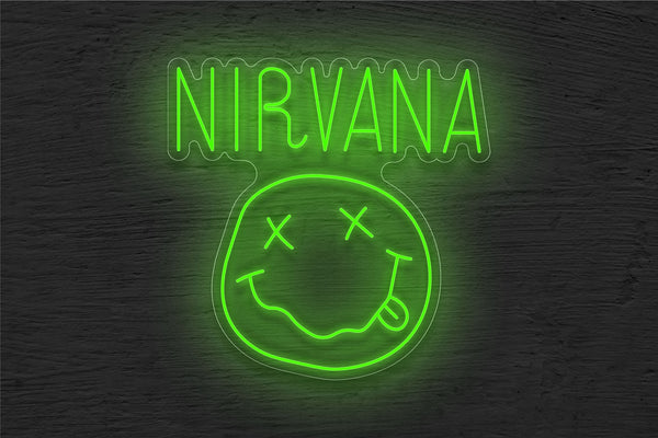 Nirvana and Logo LED Neon Sign | Music Neon Signs | Best Buy Neon Signs