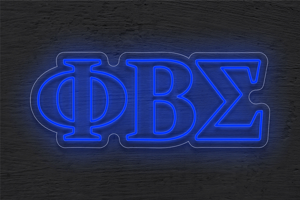 Phi Beta Sigma LED Neon Sign - Best Buy Neon Signs