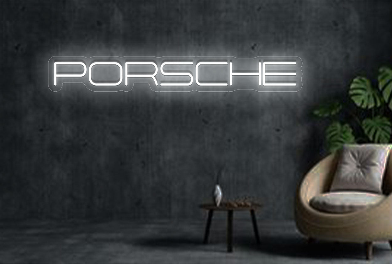 Buy "Porsche" LED Neon Sign | Auto Repair Neon Signs from Best Buy Neon ...
