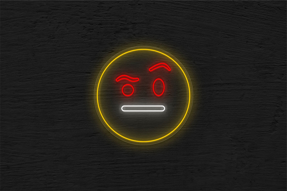 Buy Raised Eyebrow Emoji LED Neon Sign | Best Selling Neon Signs from ...