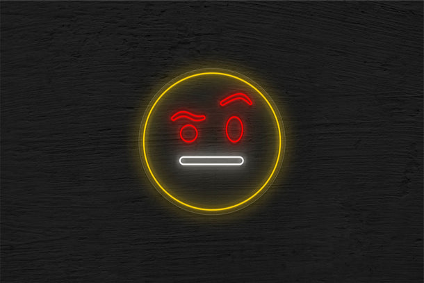 Buy Raised Eyebrow Emoji LED Neon Sign | Best Selling Neon Signs from ...