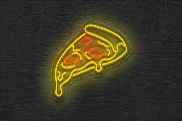 Slice of pizza LED Neon Sign - Best Buy Neon Signs