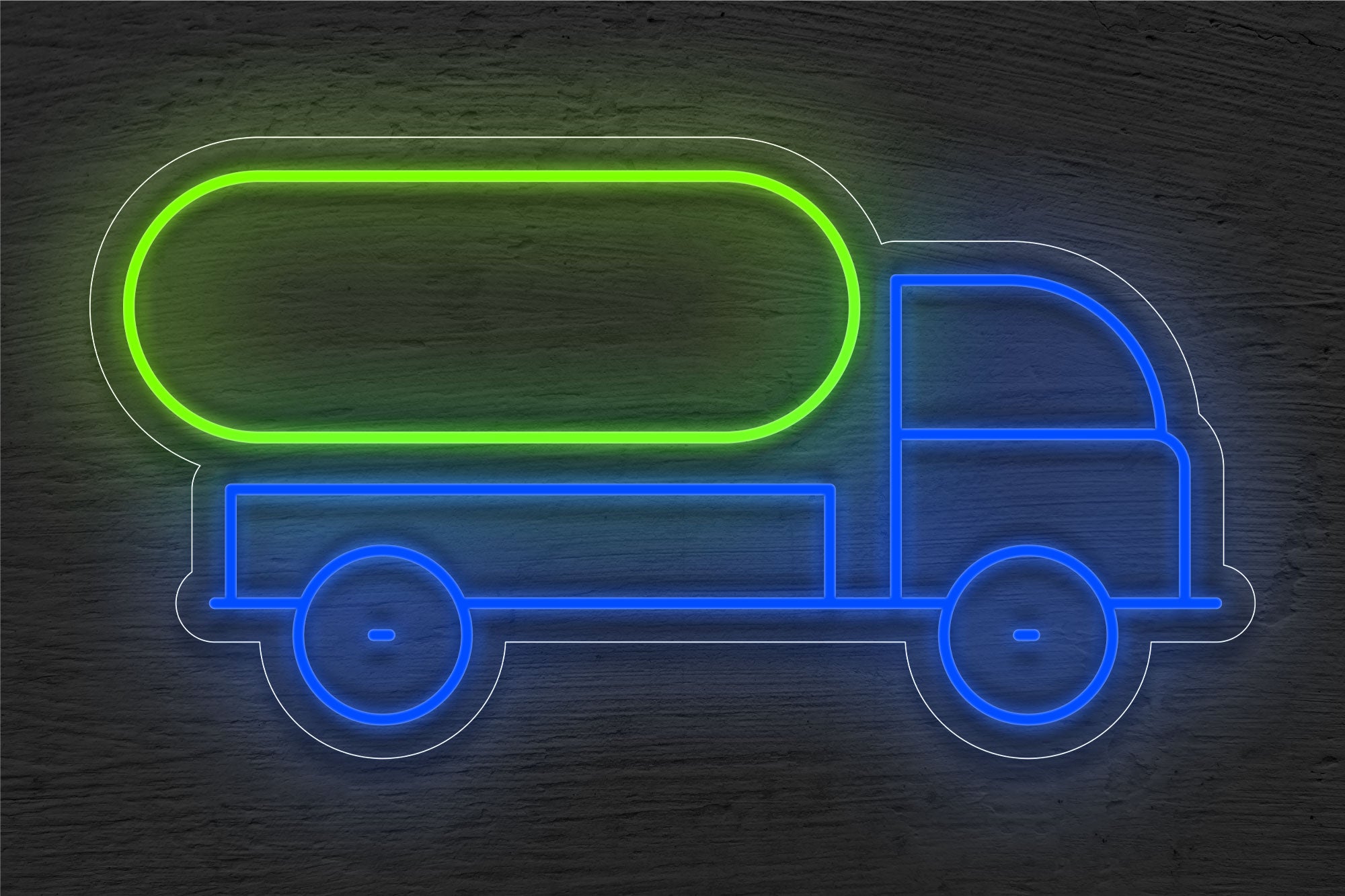 Tank Truck Logo LED Neon Sign | Best Buy Neon Signs