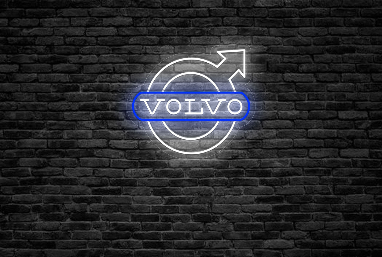 Buy Volvo Logo LED Neon Sign | Auto Repair Neon Signs from Best Buy ...