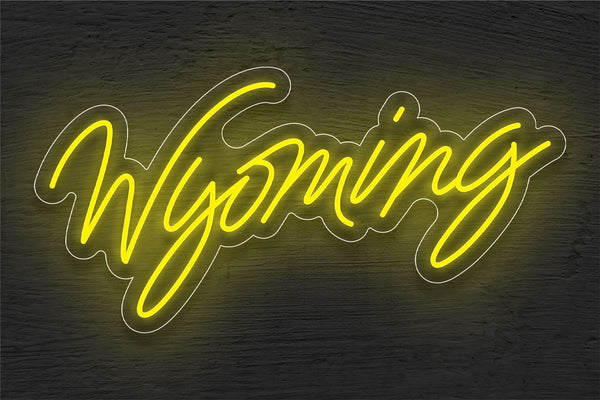 Wyoming LED Neon Sign | USA Neon Signs | Best Buy Neon Signs