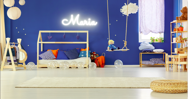 Buy "Maria" Baby Name LED Neon Sign | Baby Girl Names Neon Signs from ...